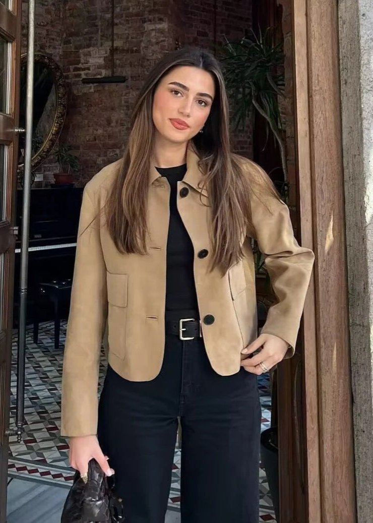 Chic Suede Jacket - Timeless Style – Classylooker