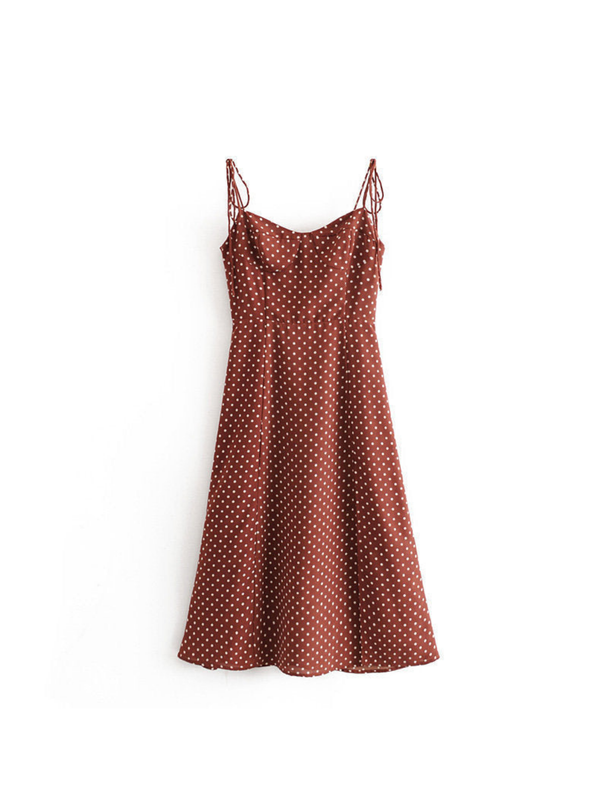 Vintage Muse Polka Dot Long Dress – Classylooker