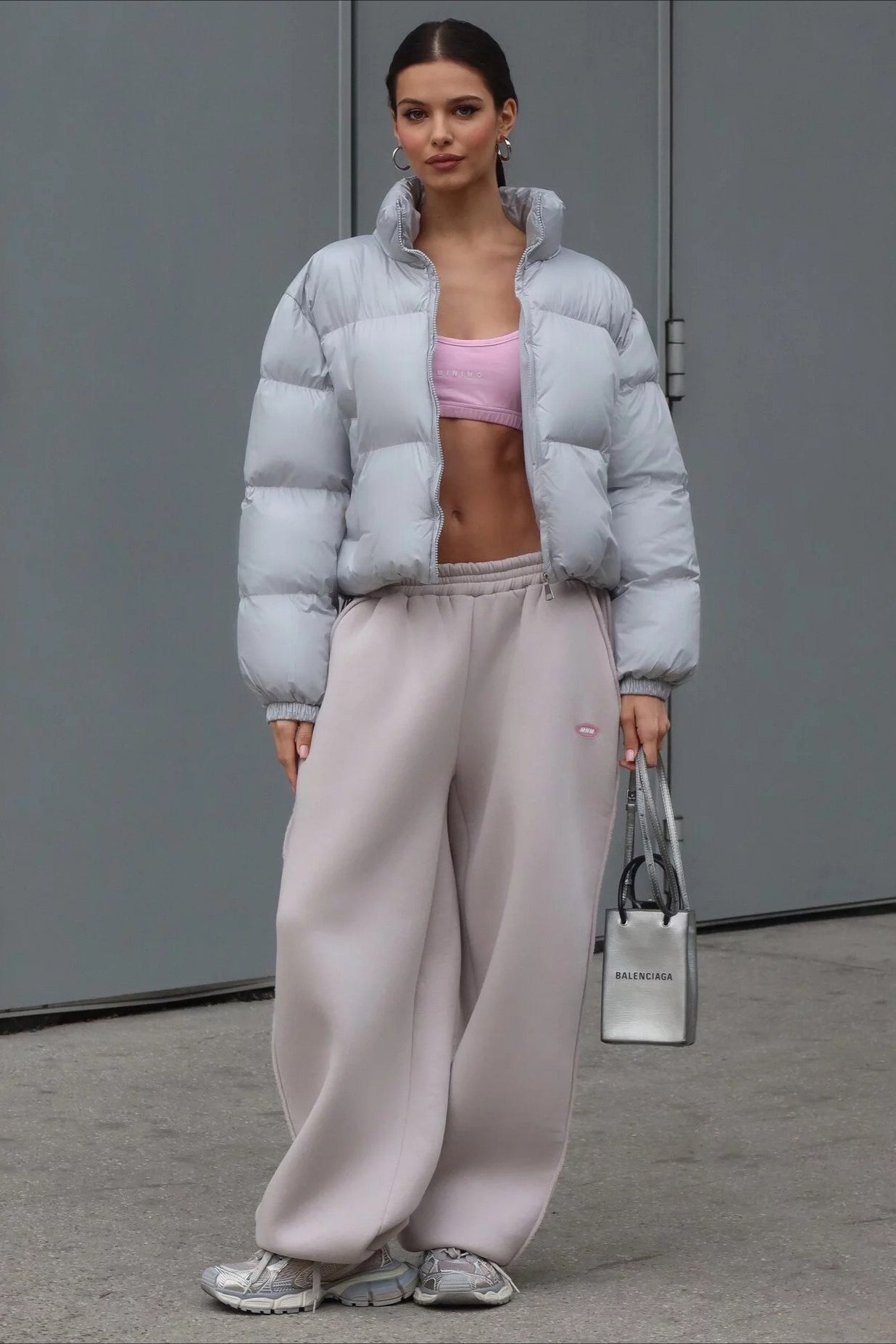 Essential Cropped Puffy Puffer Jacket – Classylooker