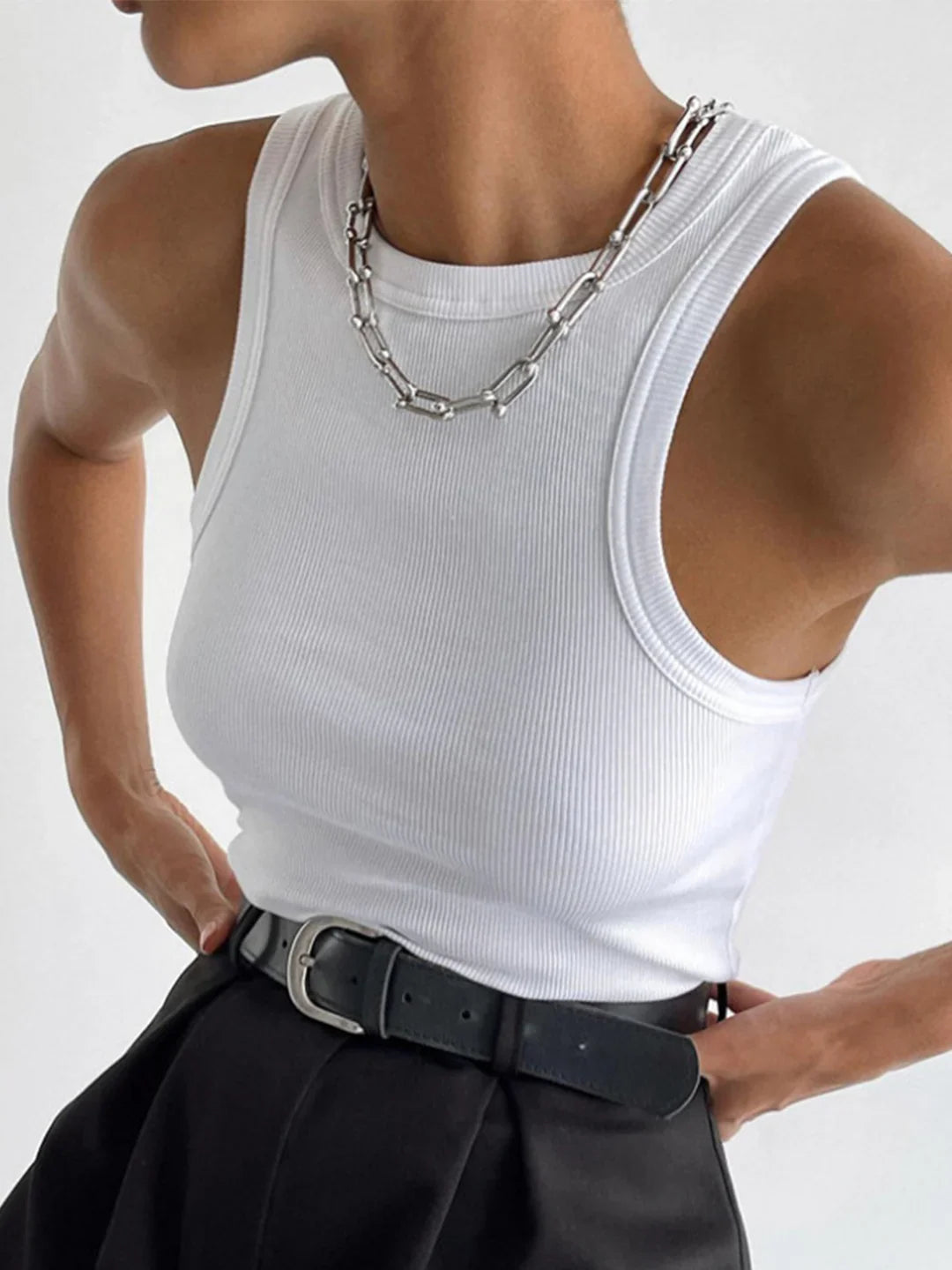 Slim Fit Sling Crop Tank Top – Classylooker