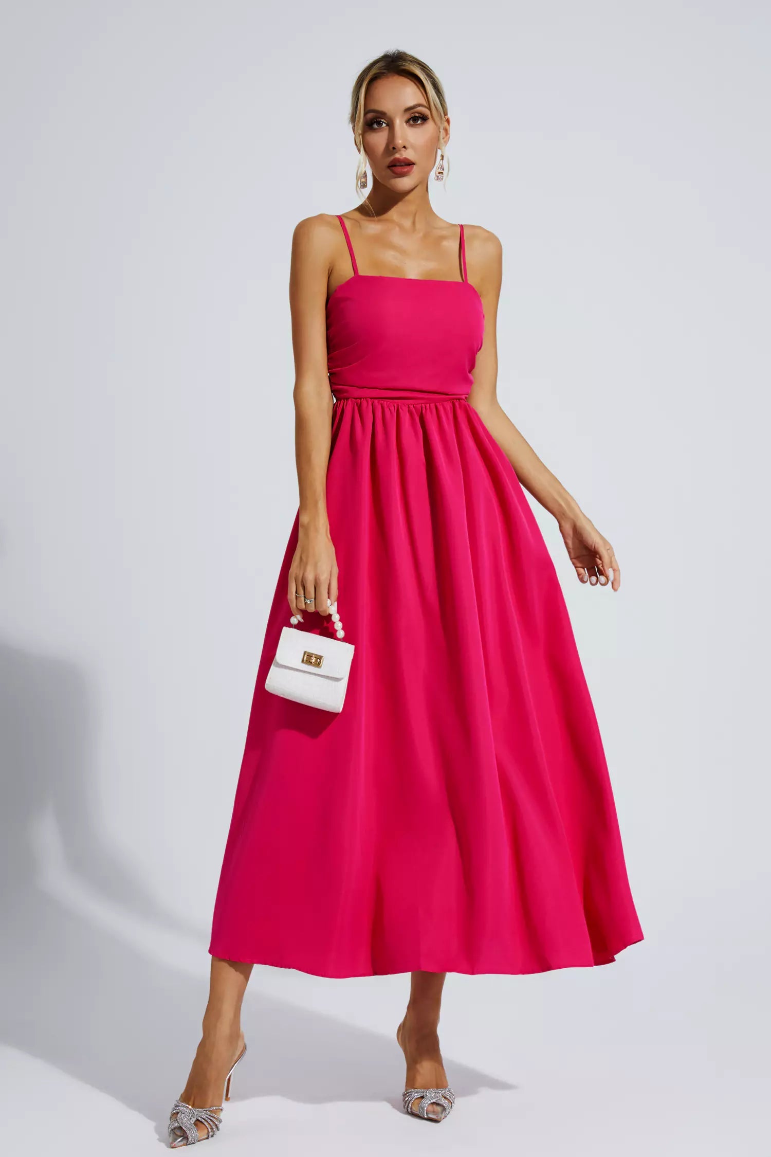 Kyla Rose Red Slip Vacation Maxi Dress – Classylooker