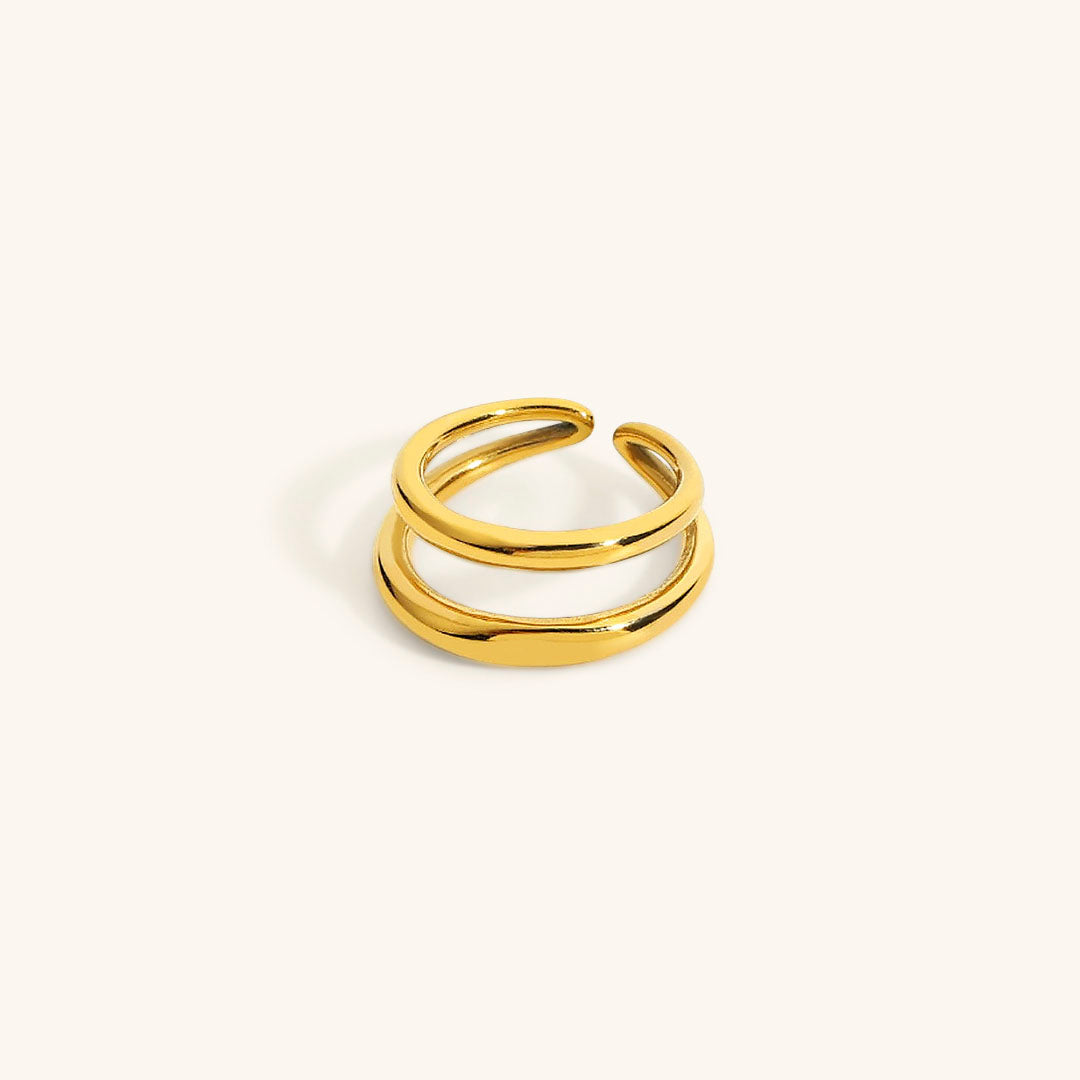 Lira Dual Band Ring – Classylooker