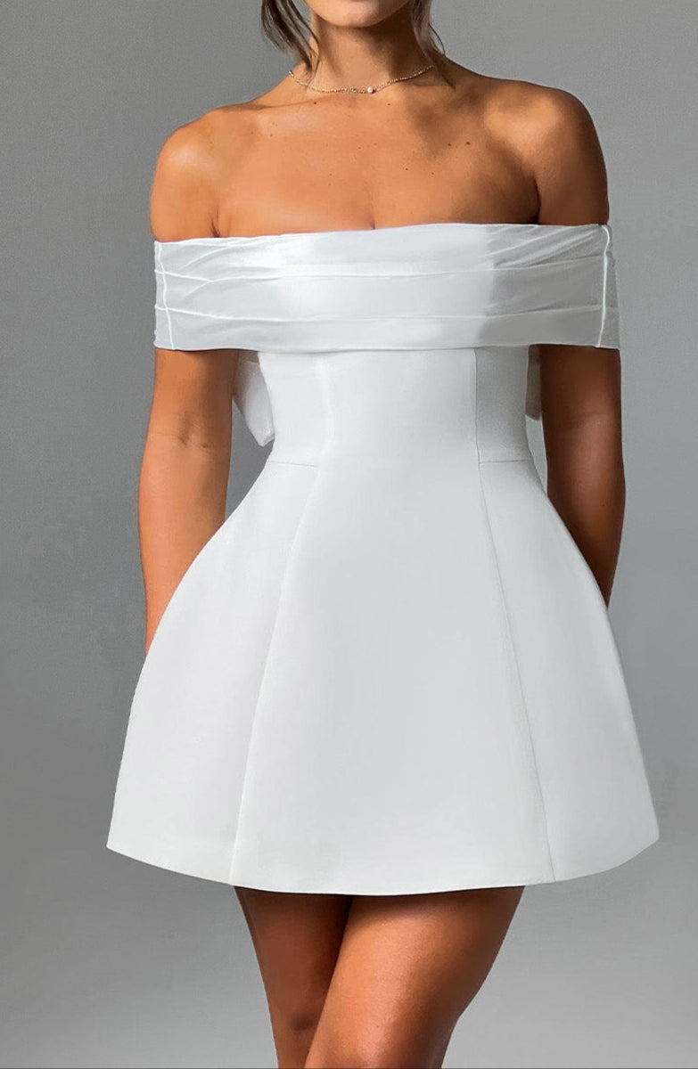 Paula Mini Dress - Ivory – Classylooker