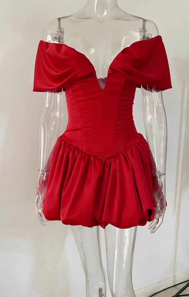 V-Neck Fishbone Bodycon Mini Dress Sexy Party Outfit – Classylooker